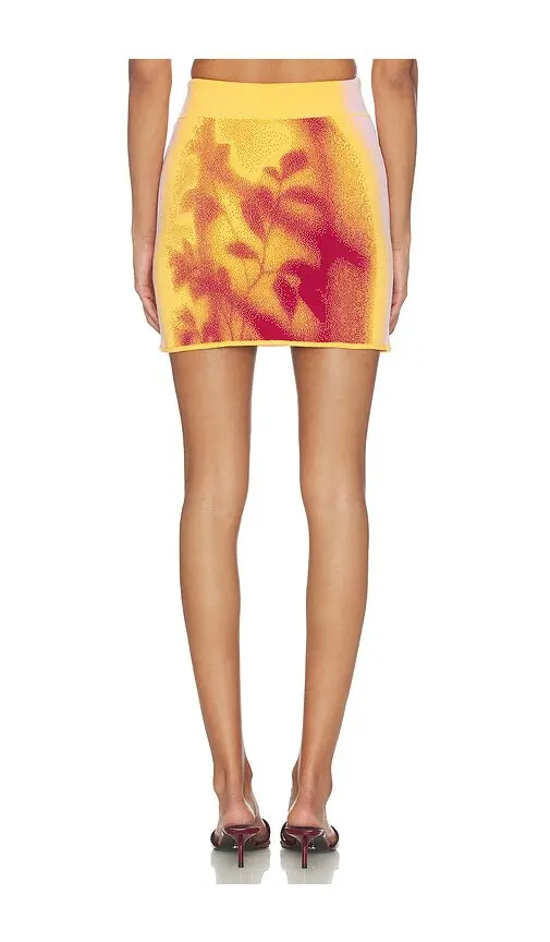 Ph5 Alani Window Print Mini Skirt - Orange