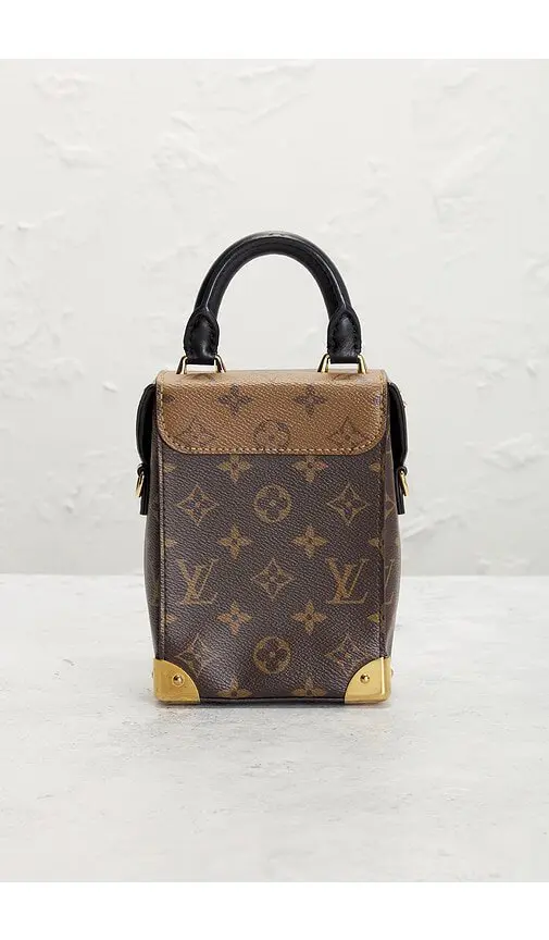 FWRD RENEW Louis Vuitton Monogram Reverse Camera Box Handbag