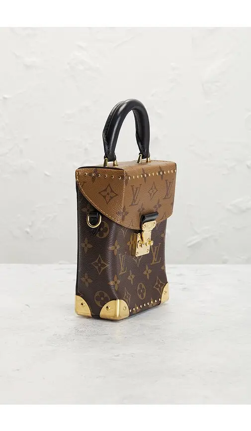 FWRD RENEW Louis Vuitton Monogram Reverse Camera Box Handbag