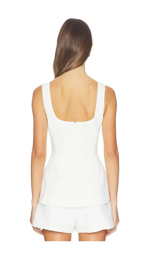 Amanda Uprichard Empire Top - Ivory