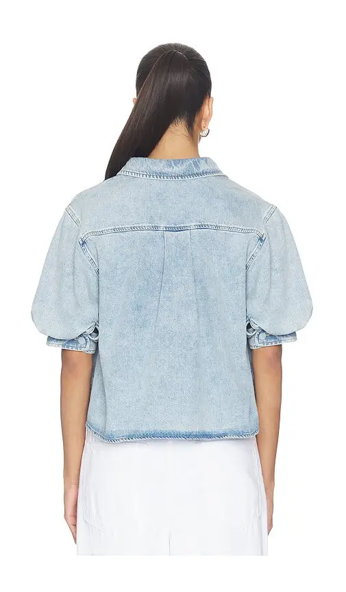 FRAME Billow Sleeve Shirt - Blue