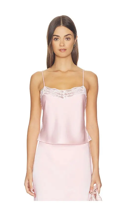 Tularosa Claire Lace Trim Top