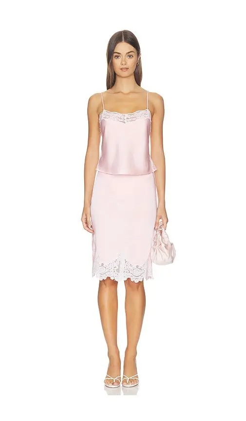 Tularosa Claire Lace Trim Top