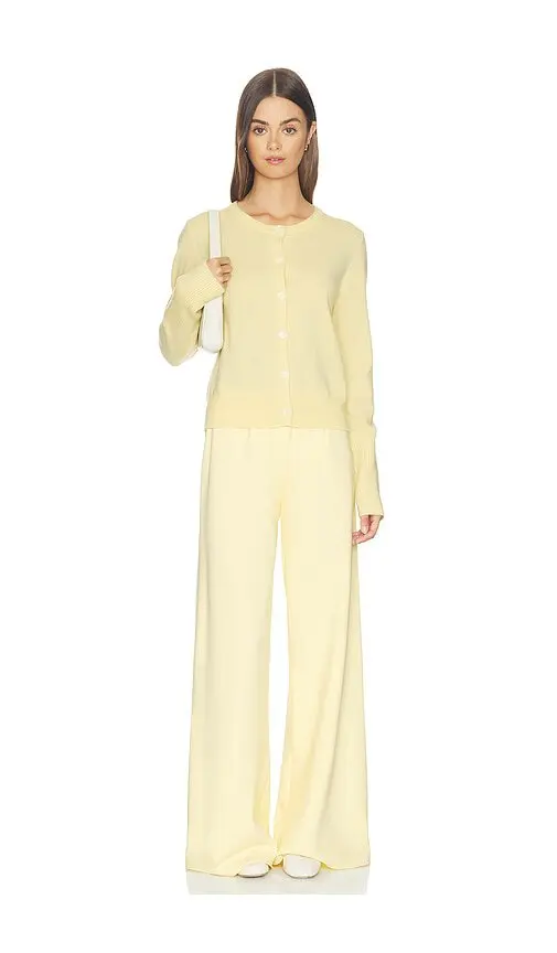 LA LIGNE Solid Cashmere Cardigan
