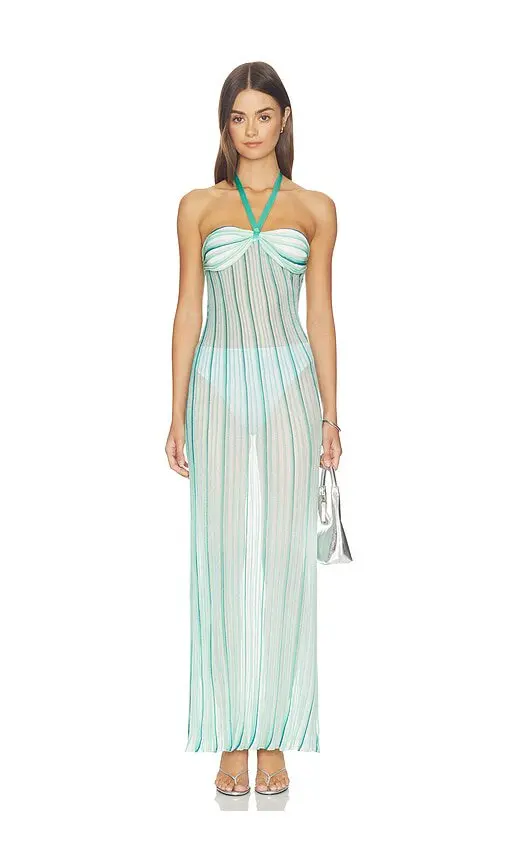 Missoni Long Cover Up Dress - Teal