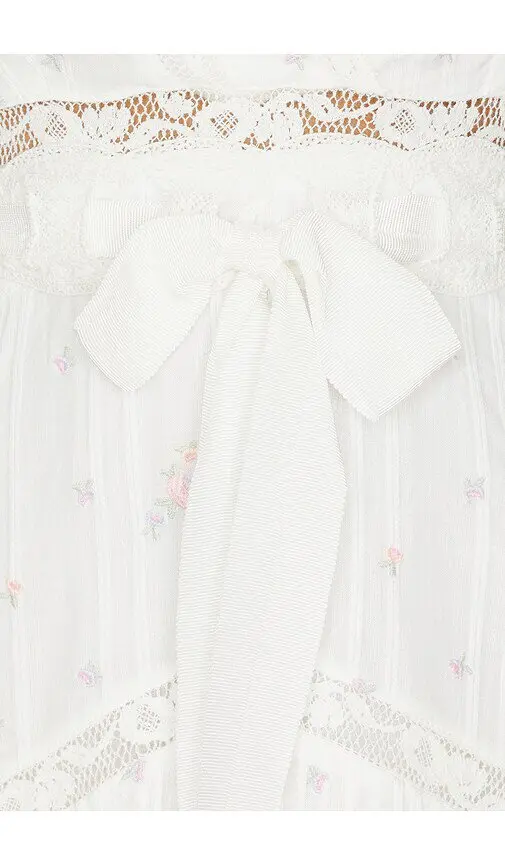 LoveShackFancy Sibelle Dress - Ivory
