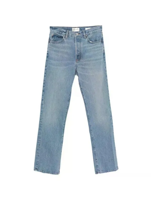 FRAME Vertical Straight Leg Jeans - Blue
