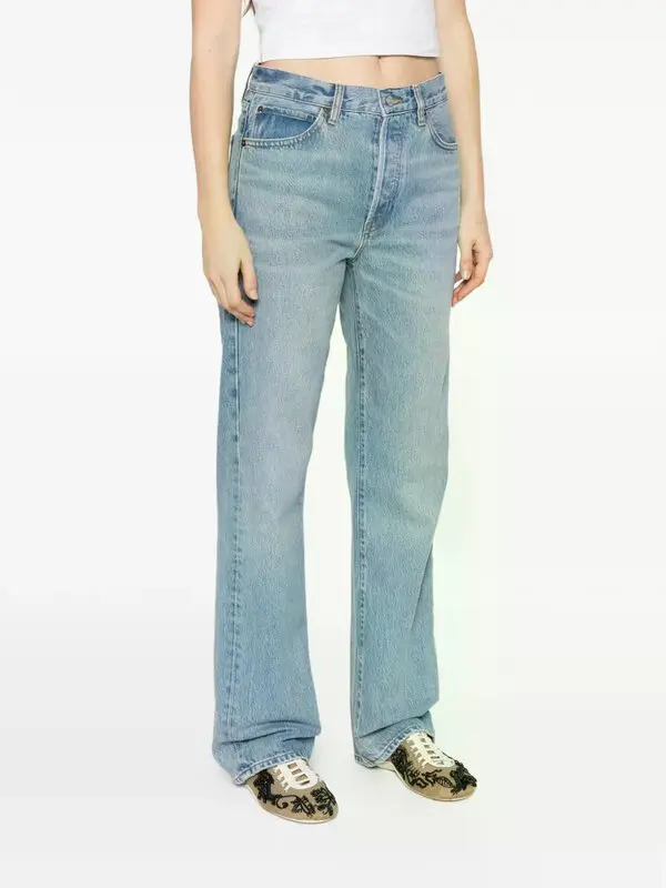 FRAME Vertical Straight Leg Jeans - Blue