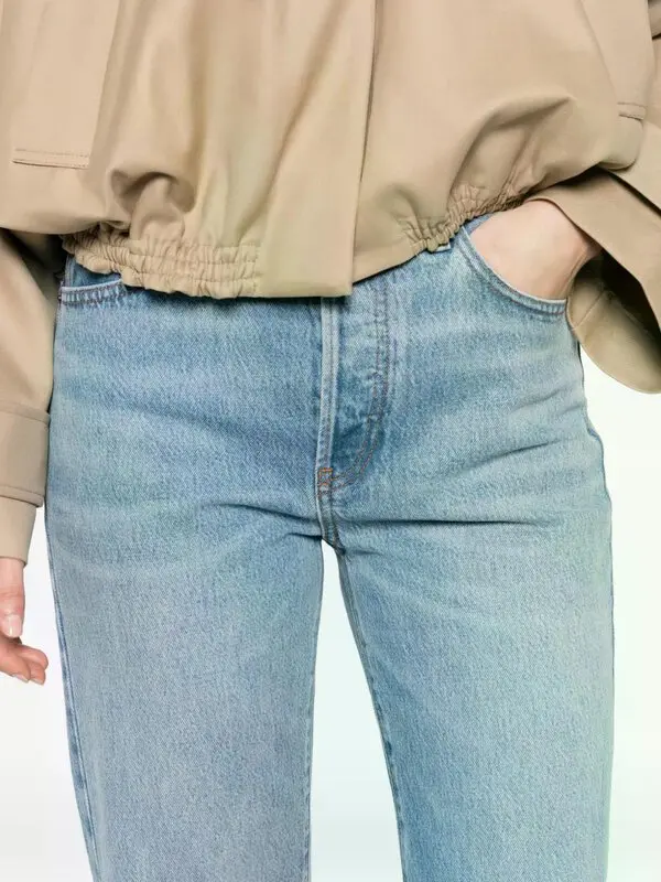 FRAME Vertical Straight Leg Jeans - Blue