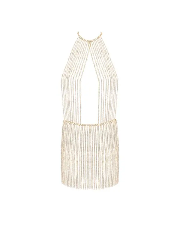 Bluebella Yasmin Chain Playsuit - Gold