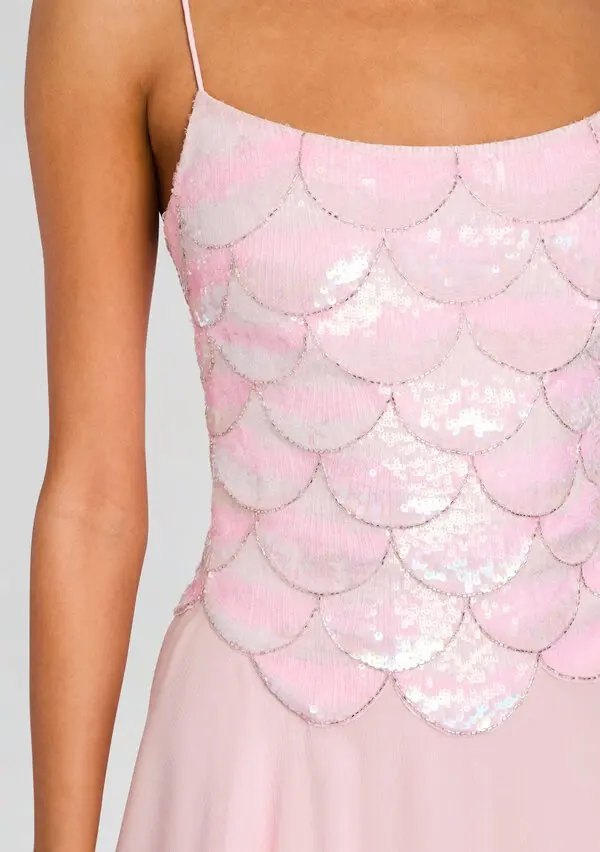 Retrofete Dreeny Embroidered Dress