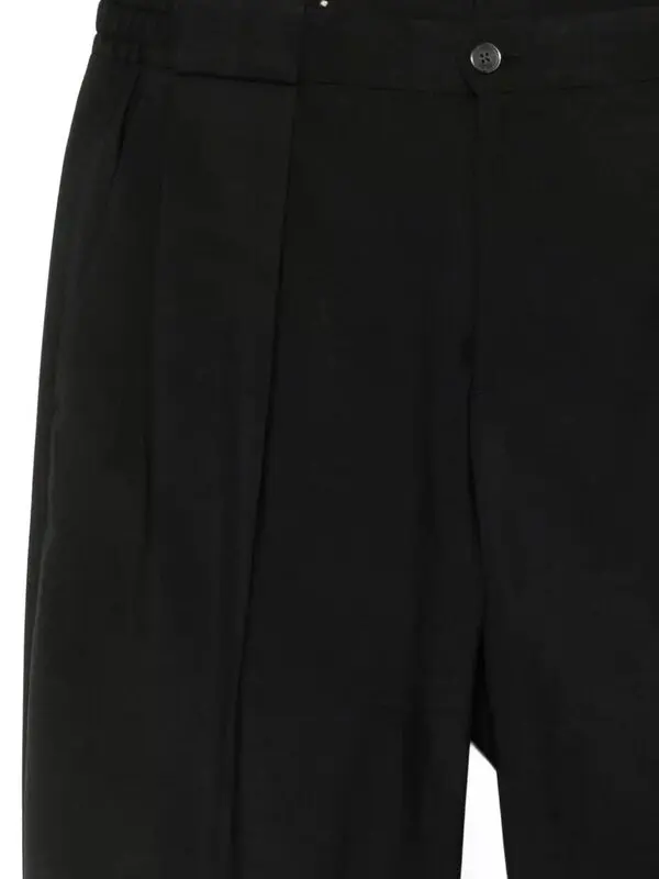 BRIGLIA 1949 Pleated Trousers - Black