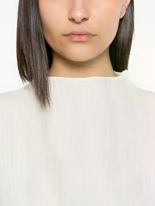 Issey Miyake Pleated Short Sleeve T-shirt