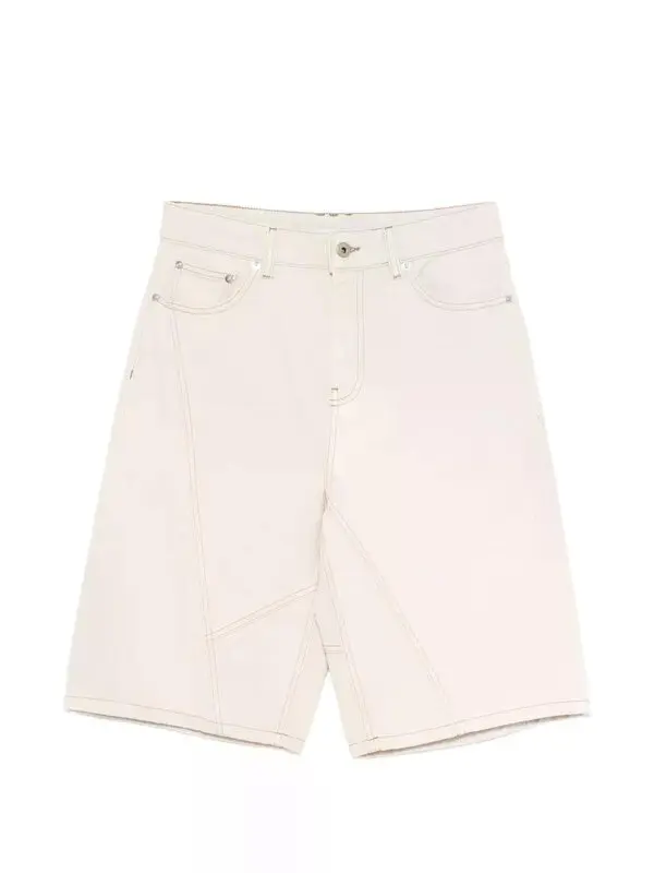HALFBOY Paneled Contrast-stitch Shorts