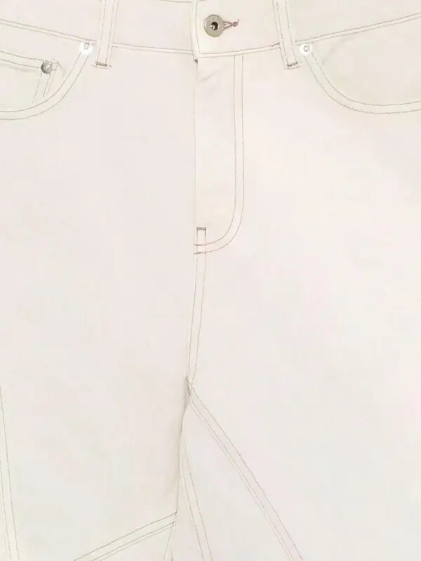 HALFBOY Paneled Contrast-stitch Shorts