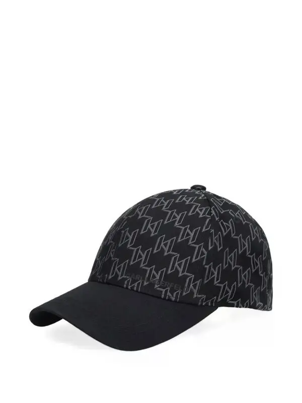 Karl Lagerfeld Monogram Cap - Black