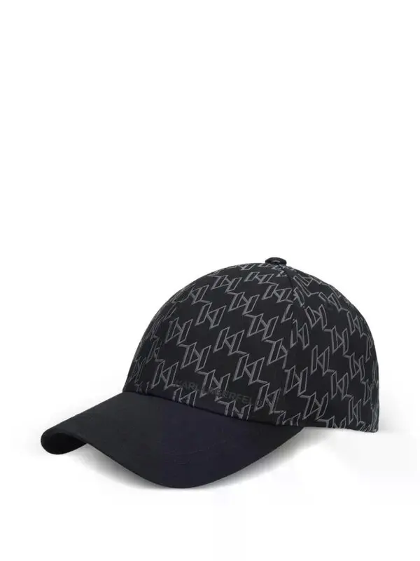 Karl Lagerfeld Monogram Cap - Black