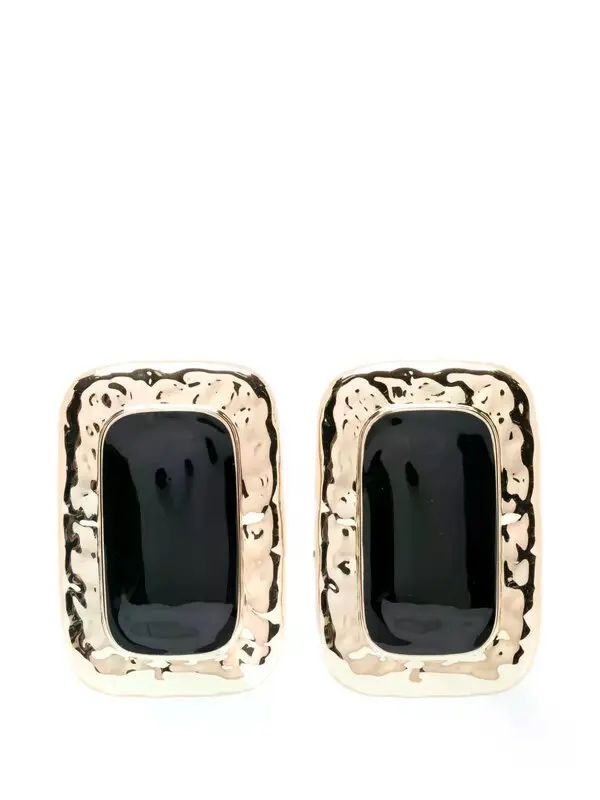 SELF-PORTRAIT Rectangular-shape Earrings - Gold