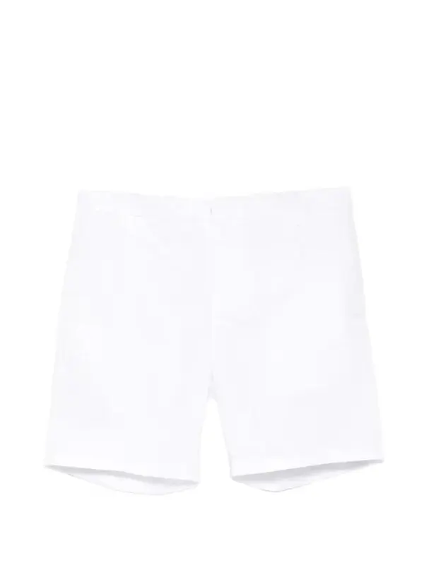 DONDUP Manheim Logo-appliqué Chino Shorts - White
