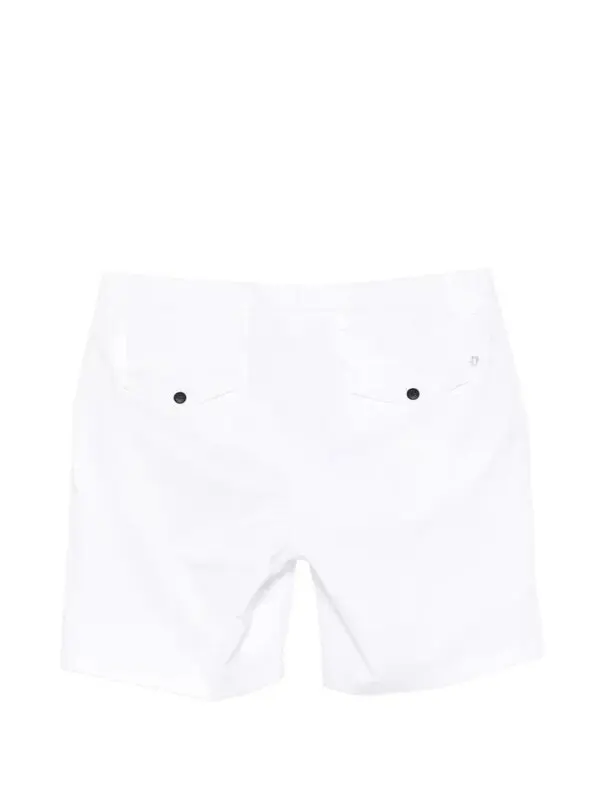 DONDUP Manheim Logo-appliqué Chino Shorts - White