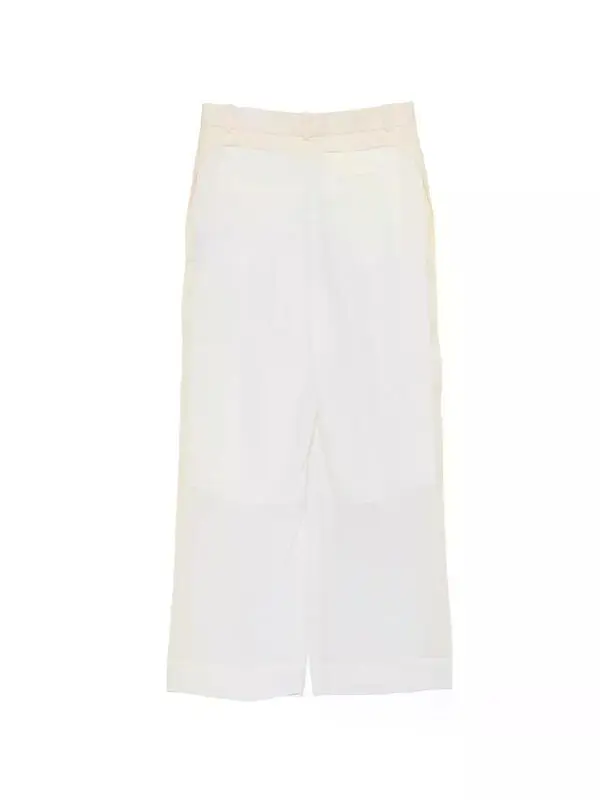 FRENKEN Gathered-detail Palazzo Pants - Neutrals