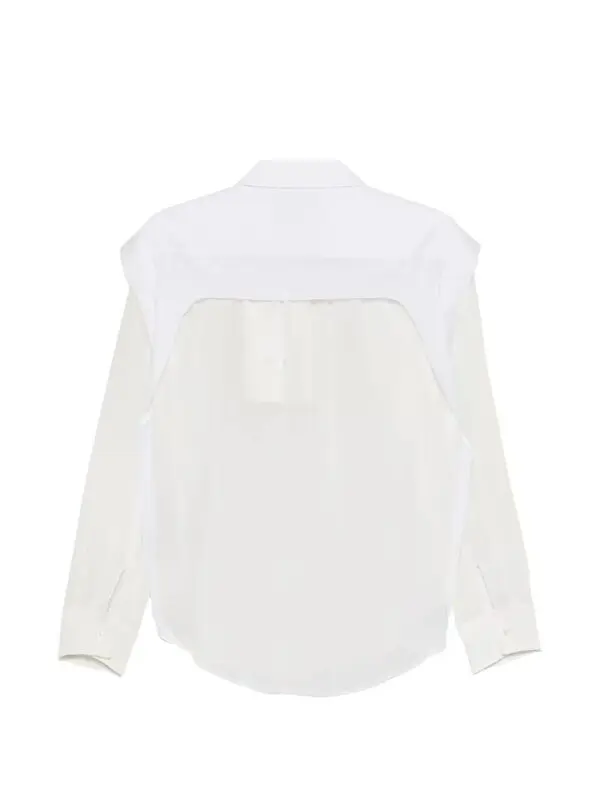 FRENKEN Semi-sheer Paneled Shirt
