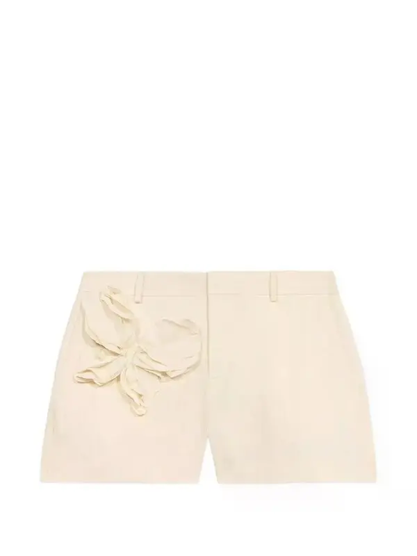 Blumarine Shorts With Butterfly Applique