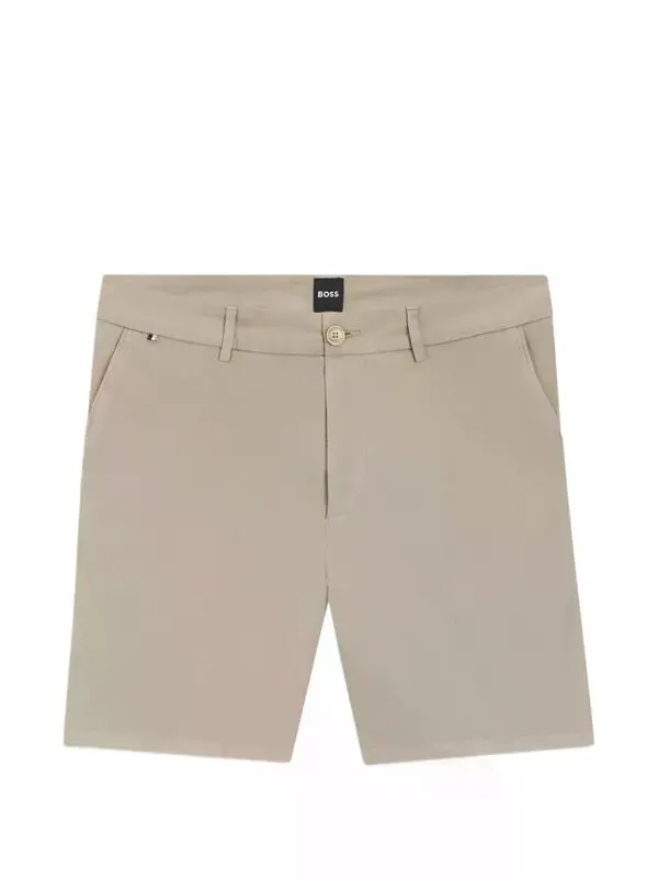 BOSS Logo-patch Shorts - Neutrals