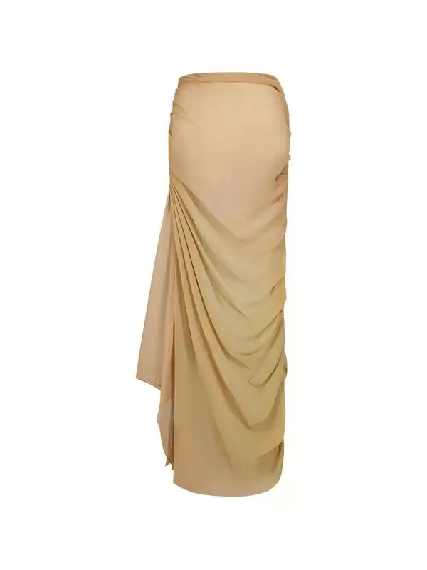 Giuseppe Di Morabito Silk Maxi Skirt - Neutrals