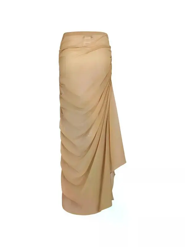 Giuseppe Di Morabito Silk Maxi Skirt - Neutrals