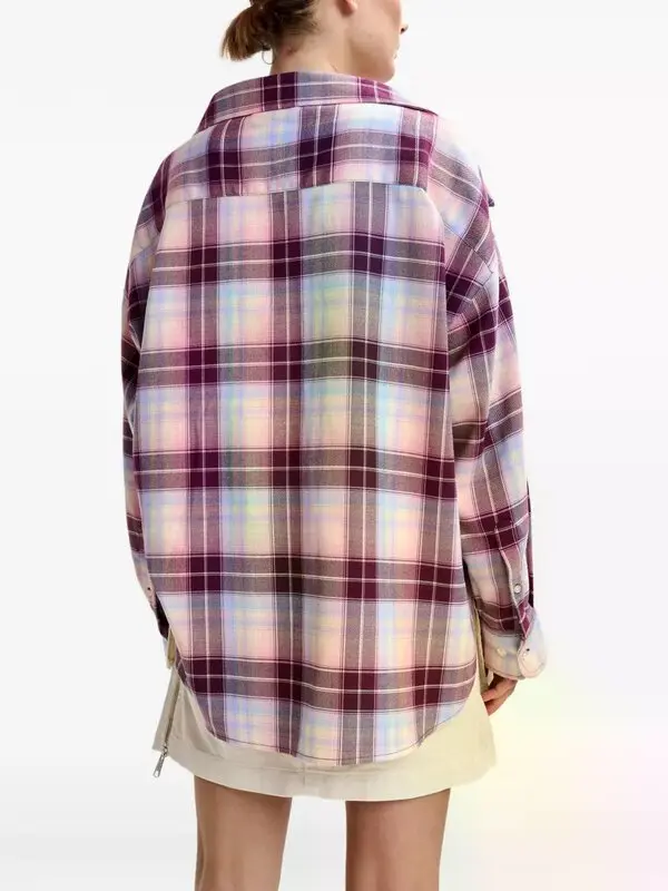 Essentiel Antwerp Plaid Rhinestone Shirt