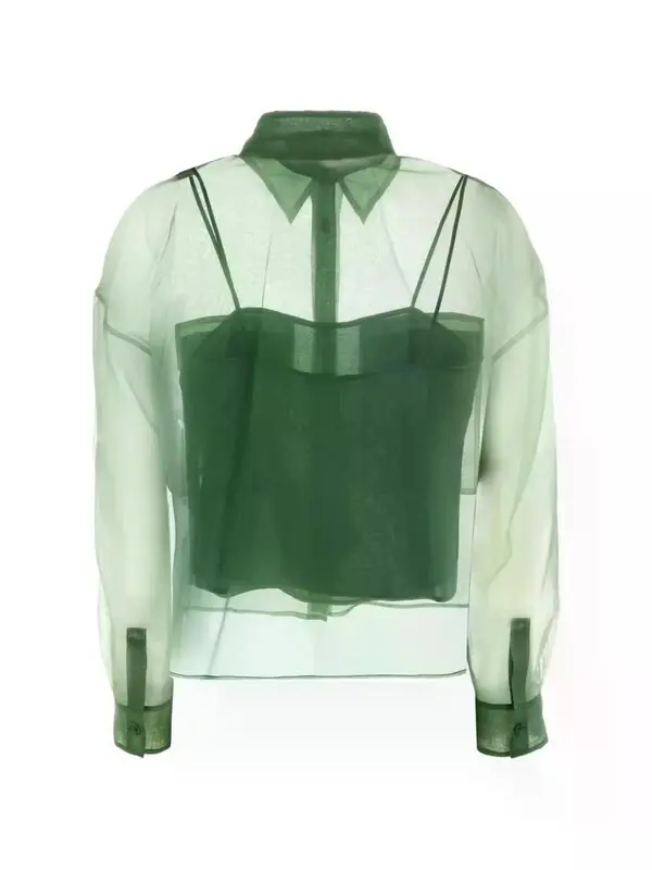 Max Mara Colomba Pocket Shirt - Green
