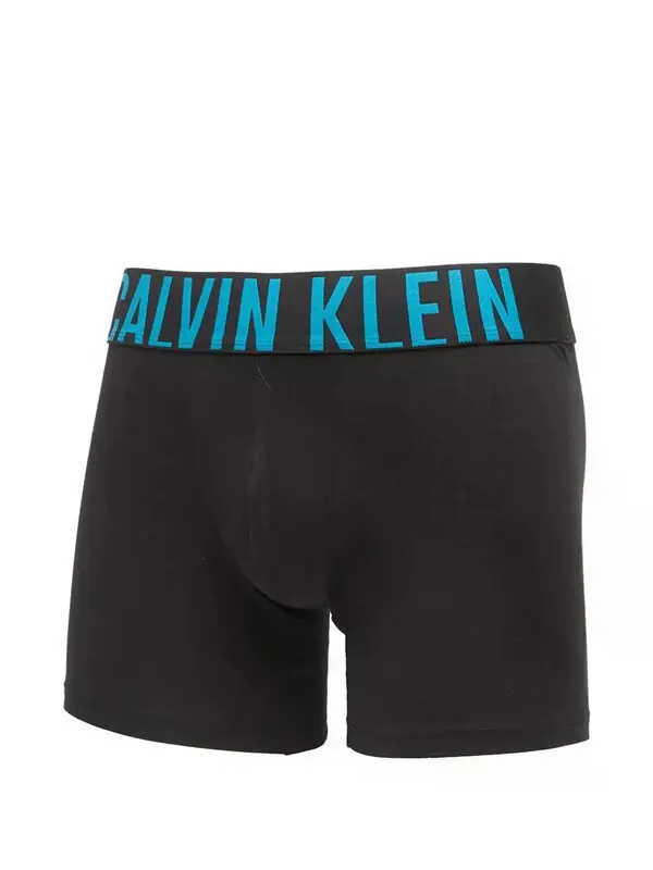 Calvin Klein Logo-waistband Briefs - Black