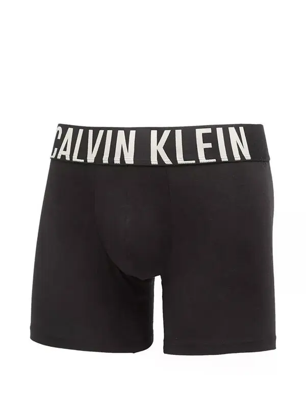 Calvin Klein Logo-waistband Briefs - Black