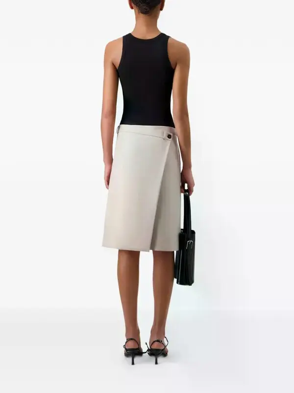 Coperni Button-detailed Circular Midi Skirt