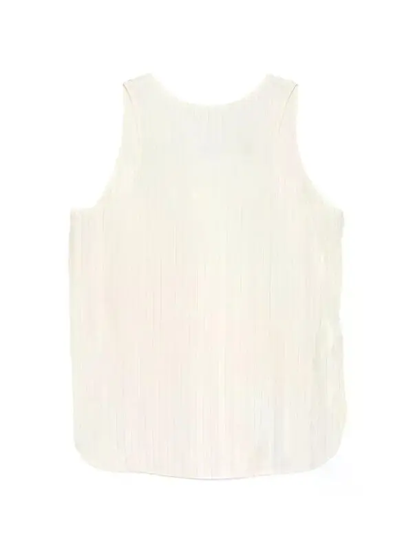 Barena Venezia Vertical-stripe Sleeveless Blouse - Neutrals