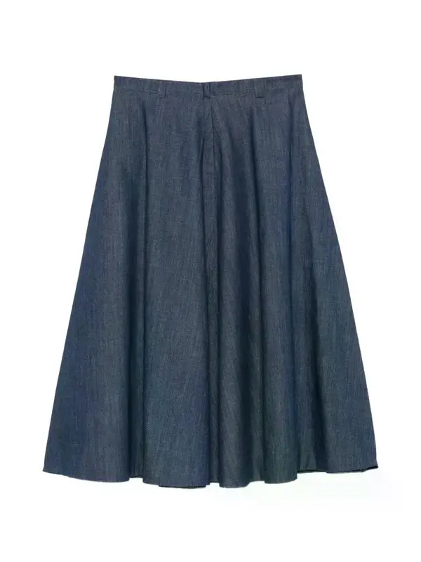 Incotex Flared Midi Skirt