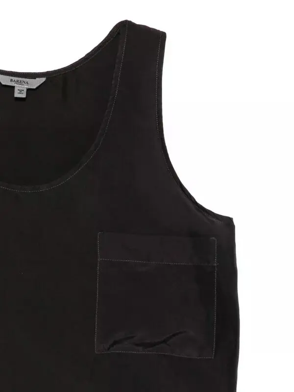 Barena Venezia Patch-pocket Sleeveless Blouse - Black