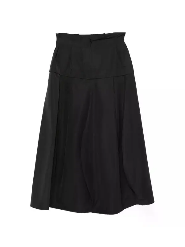 LITKOVSKA Panelled Pleated Skirt - Black