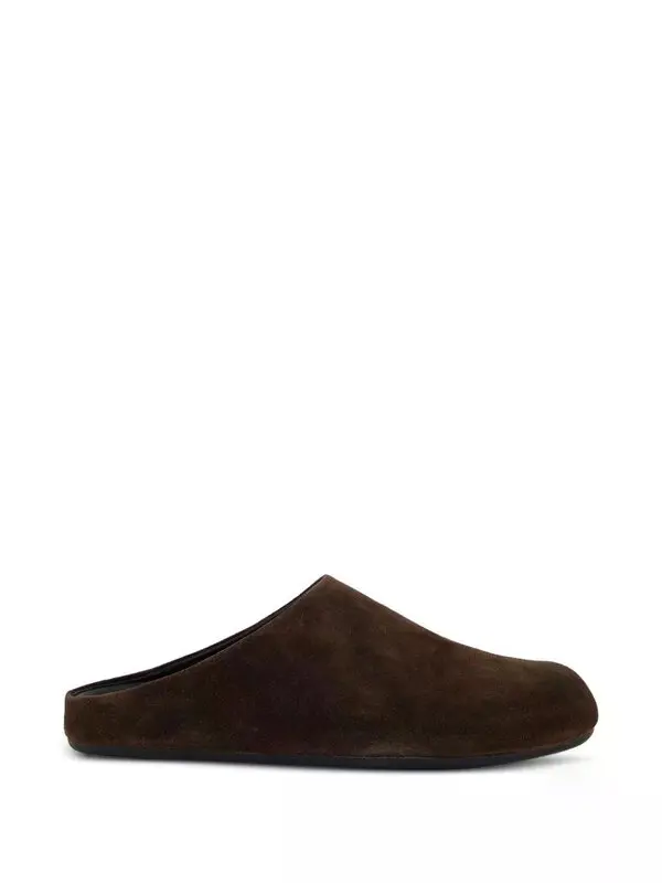 Officine Creative Babouche Suede Slippers - Brown