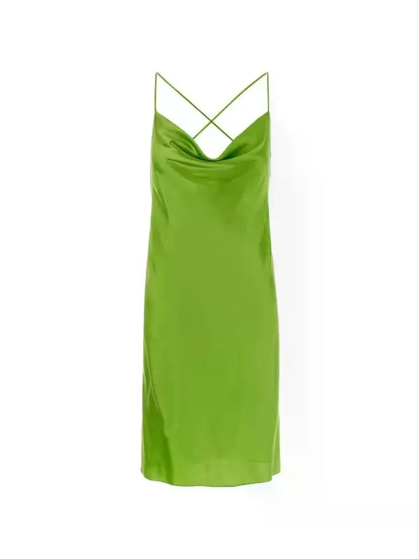 Saint Laurent Green Dresses | Editorialist