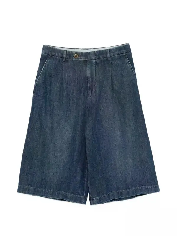 BERWICH Linda Denim Shorts - Blue