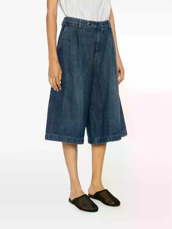 BERWICH Linda Denim Shorts - Blue