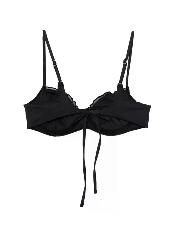 Frankies Bikinis Austin Ruffled Underwired Bikini Top