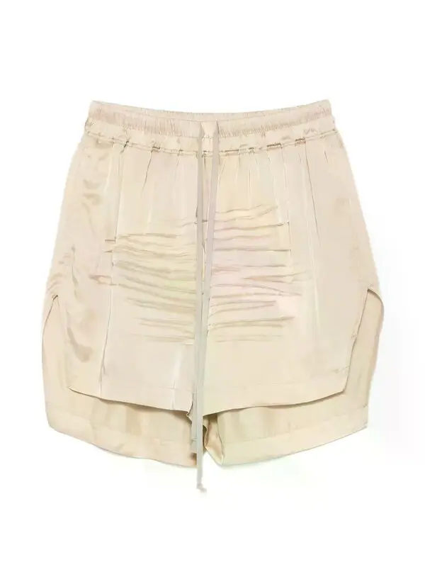 Rick Owens Side-slits Shorts - Neutrals