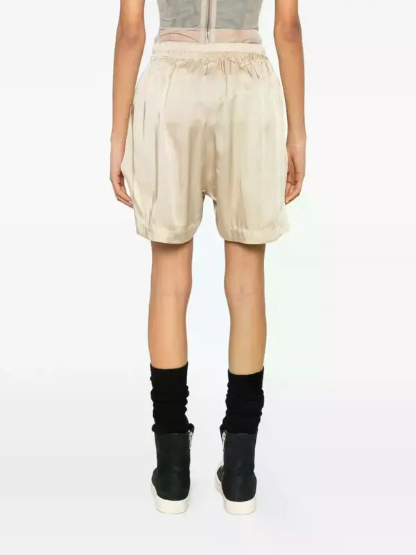 Rick Owens Side-slit Shorts - Neutrals