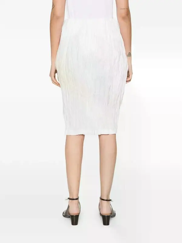TOTEME Crinkled-effect Skirt - White