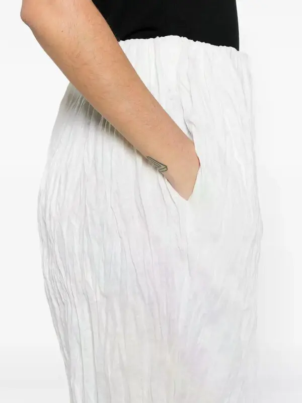 TOTEME Crinkled-effect Skirt - White