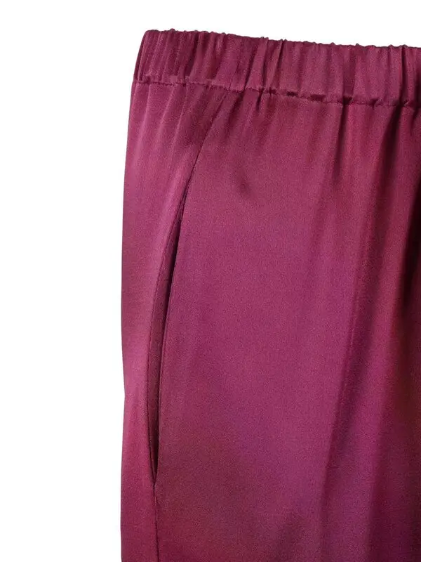 Antonelli Firenze Elasticated Palazzo Trousers - Pink