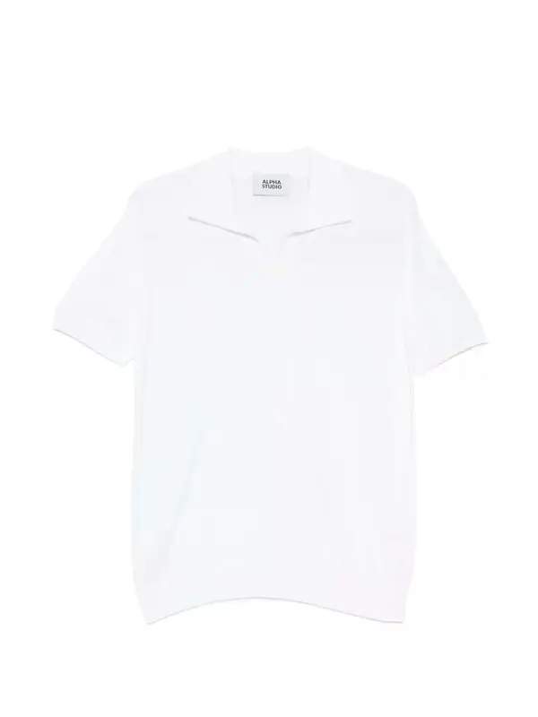 Alpha Studio Polo Shirt - White